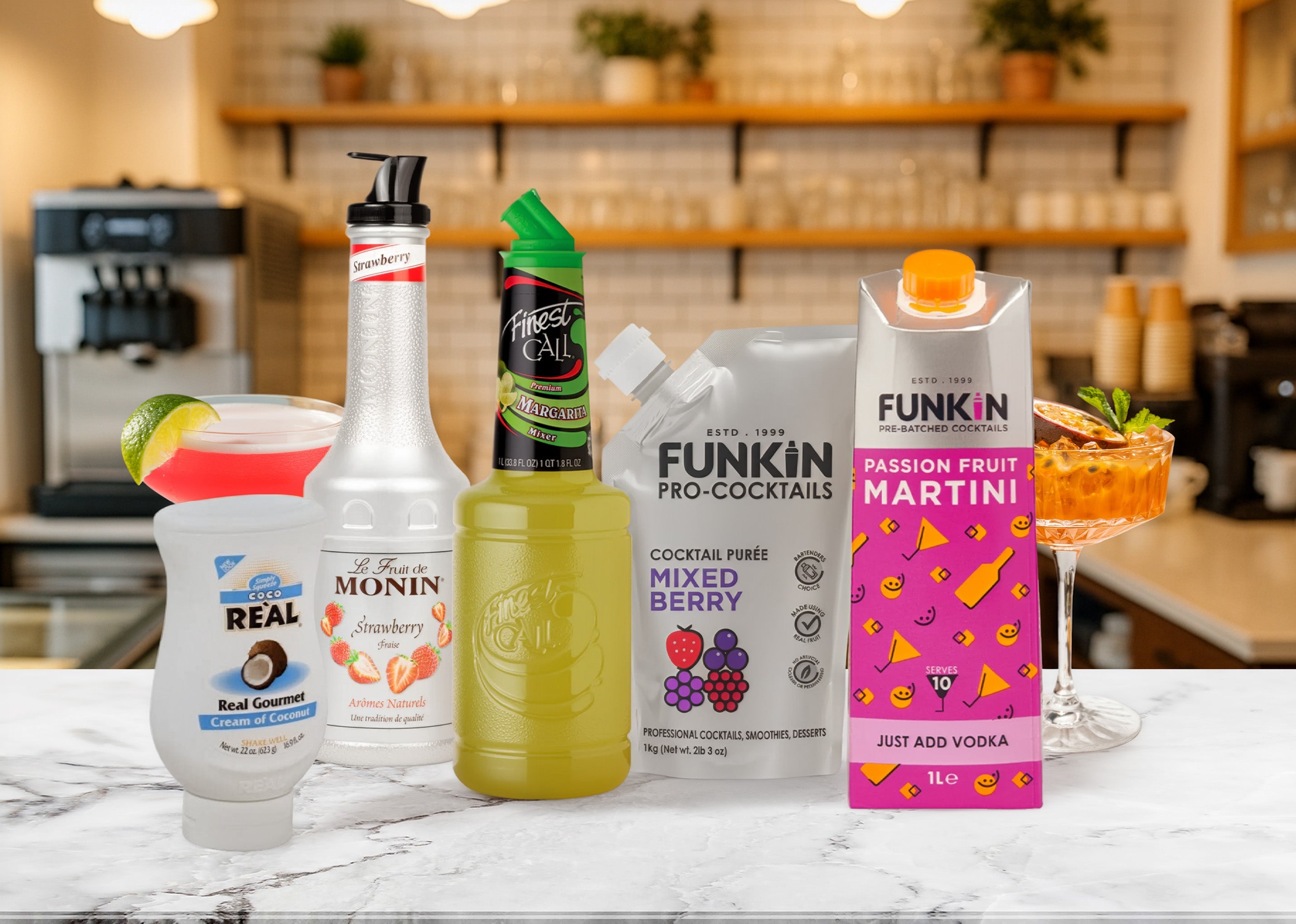 Cocktail Mixes & Purees – A1 Equipment