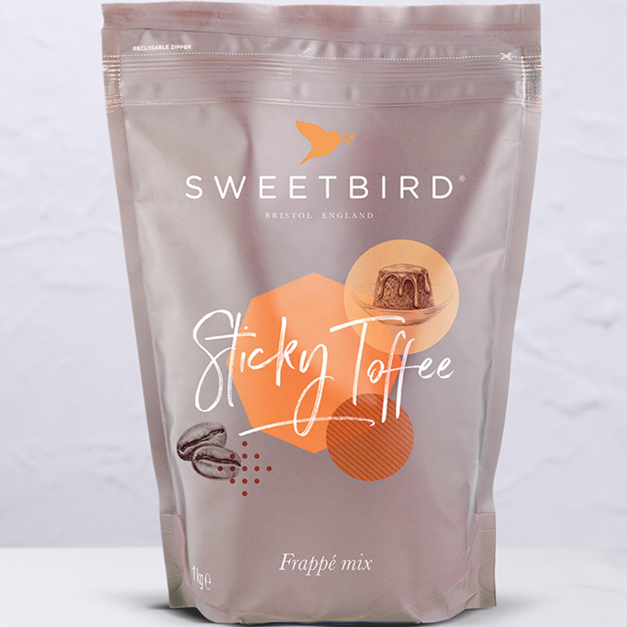 Sweetbird Sticky Toffee Frappé Mix (Bags) 1kg – A1 Equipment