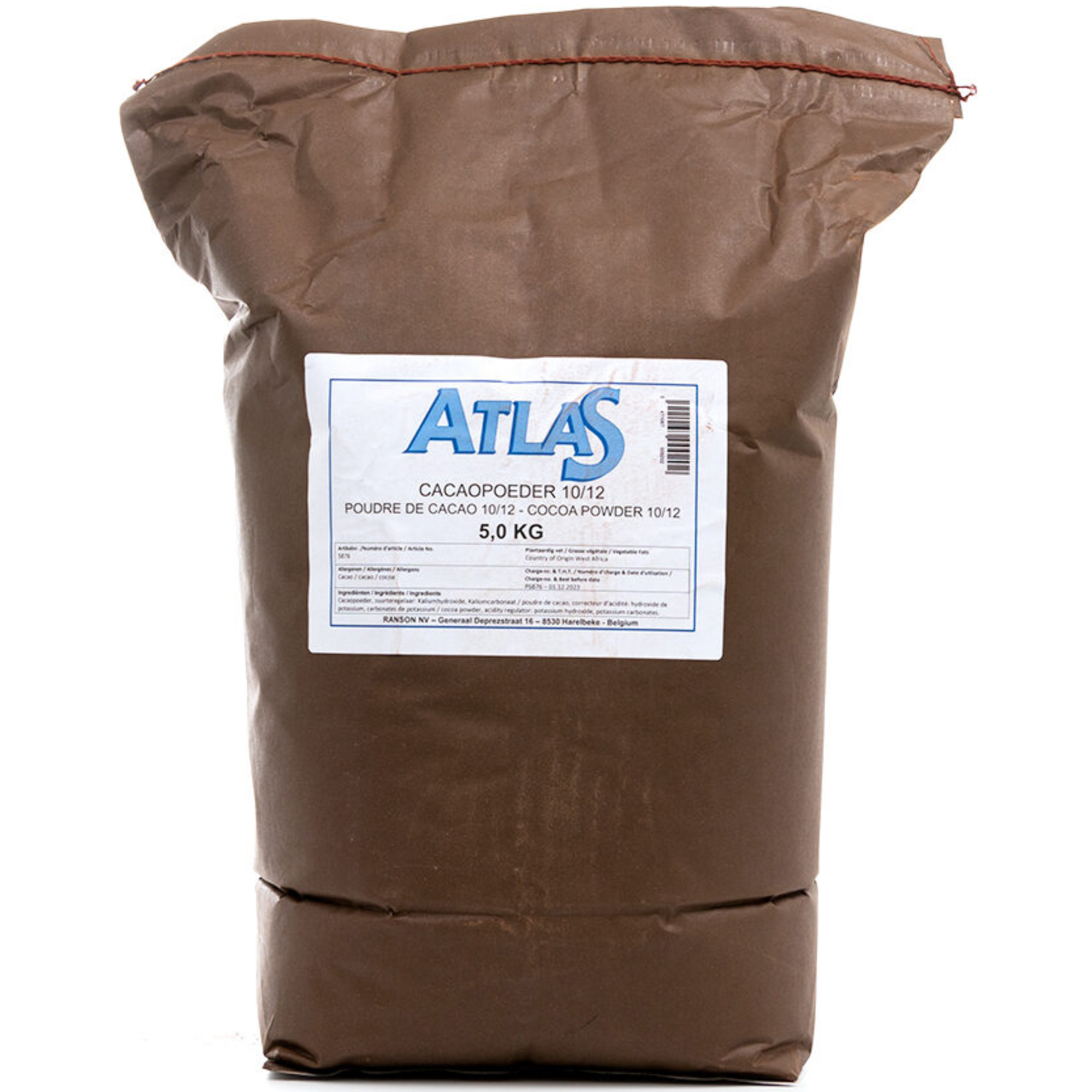 Atlas Alkalised Defatted Cocoa Powder 10–12% Fat – 5kg