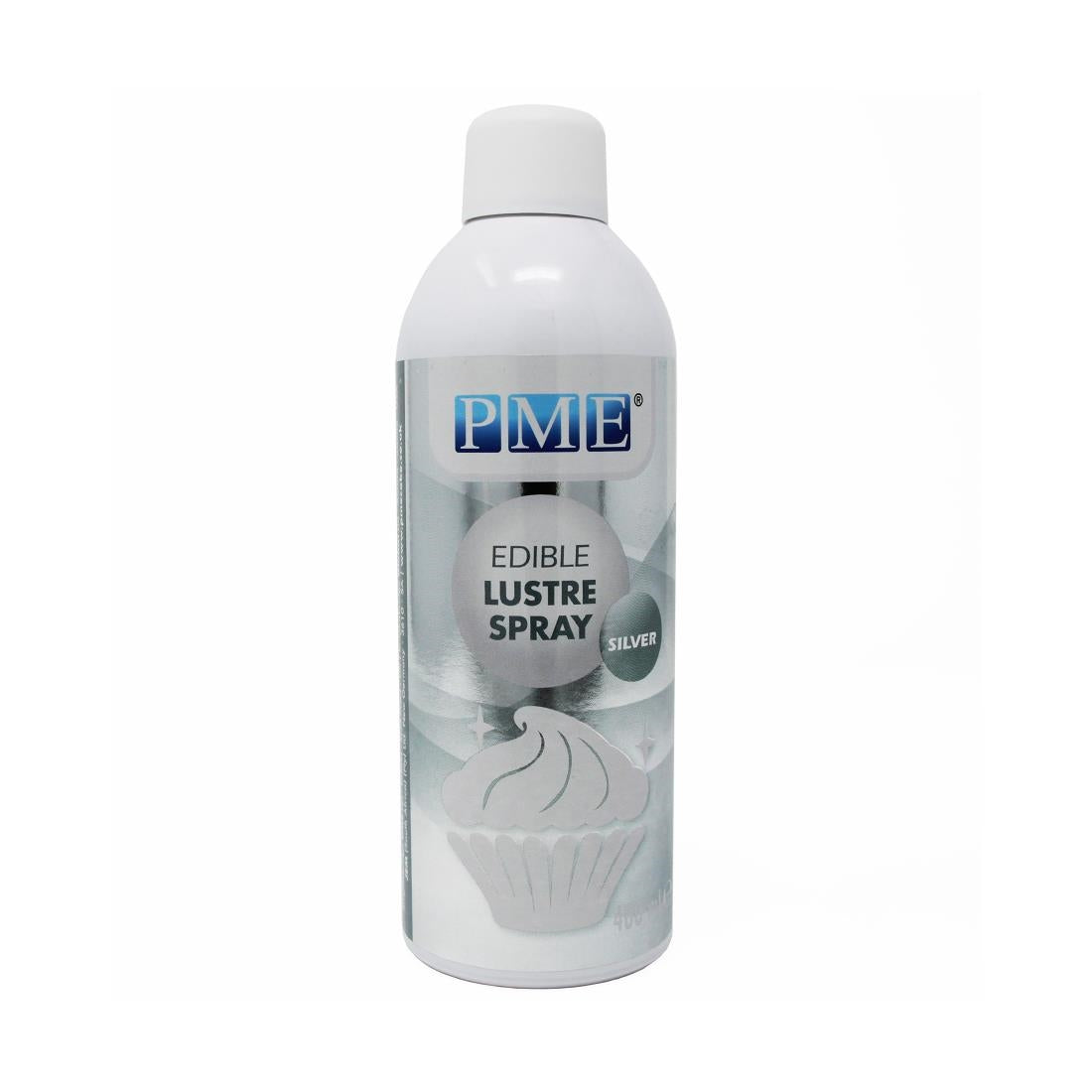 PME Edible Lustre Spray Silver 400ml – A1 Equipment