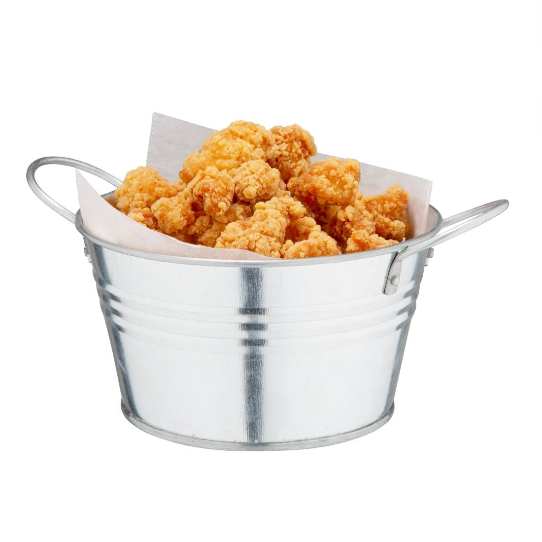 Olympia Mini Metal Food Bucket Shallow 150mm – A1 Equipment