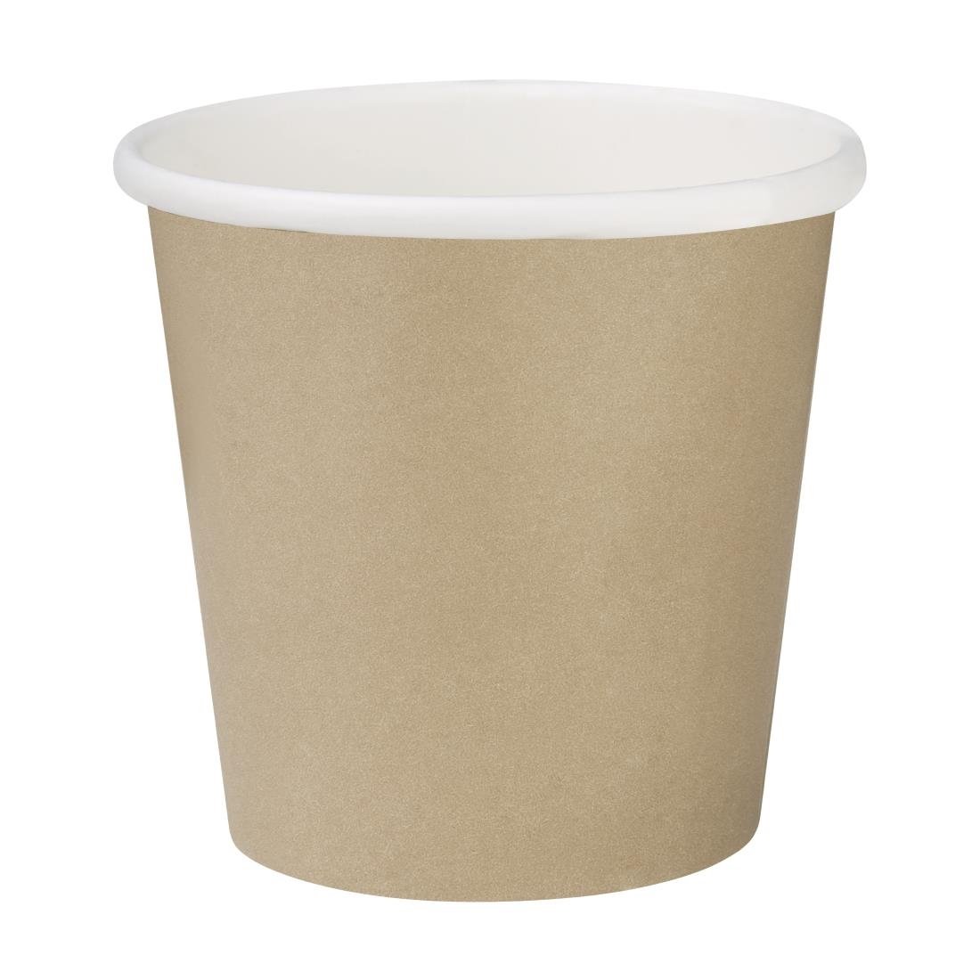 Fiesta Compostable Hot Cups Single Wall Kraft 6oz PK of 50 – A1 Equipment