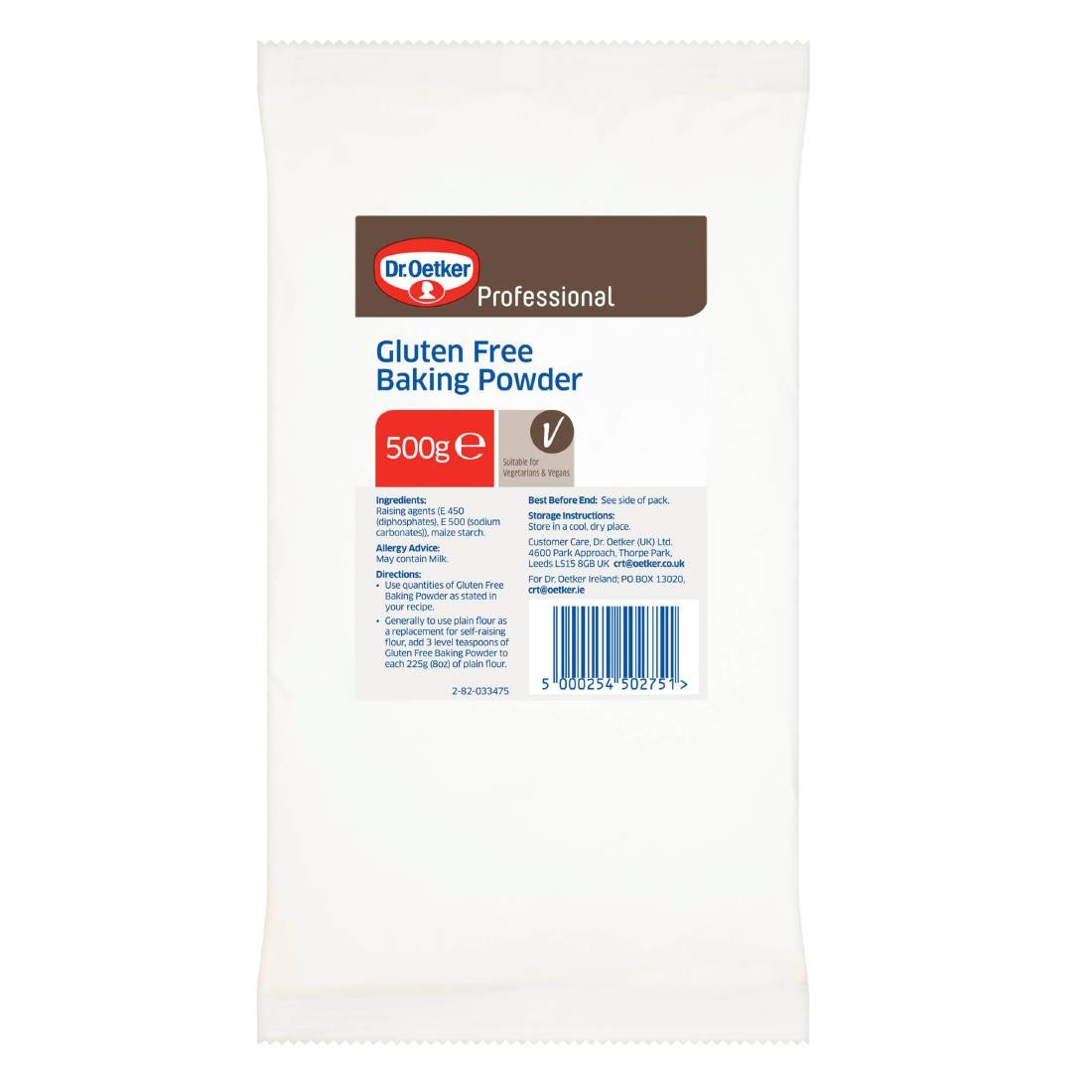 Dr Oetker Professional Baking Powder Gluten Free 500g – A1 Equipment