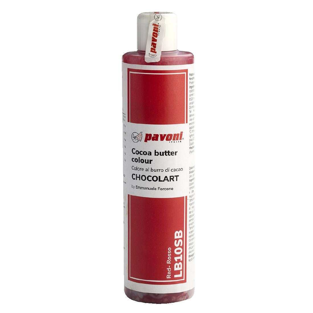 Pavoni Red Coloured Cocoa Butter 200g – A1 Equipment